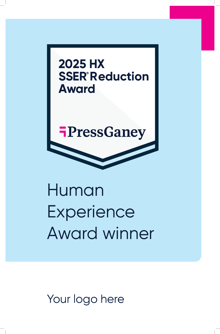 2025 Press Ganey Awards – SSER® Reduction – HX Media Awards